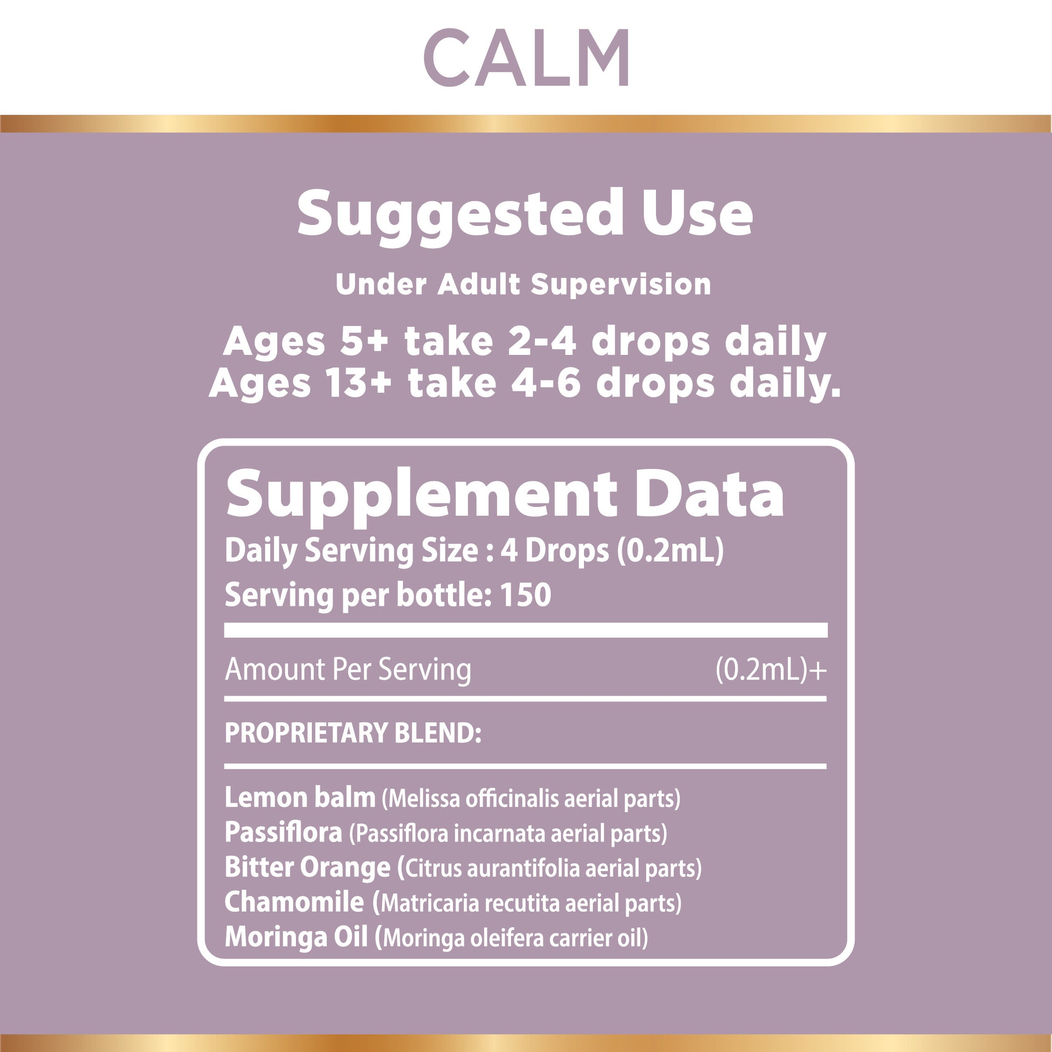 Calm – Gentle Herbal Drops for Relaxation & Emotional Balance - 30 ...